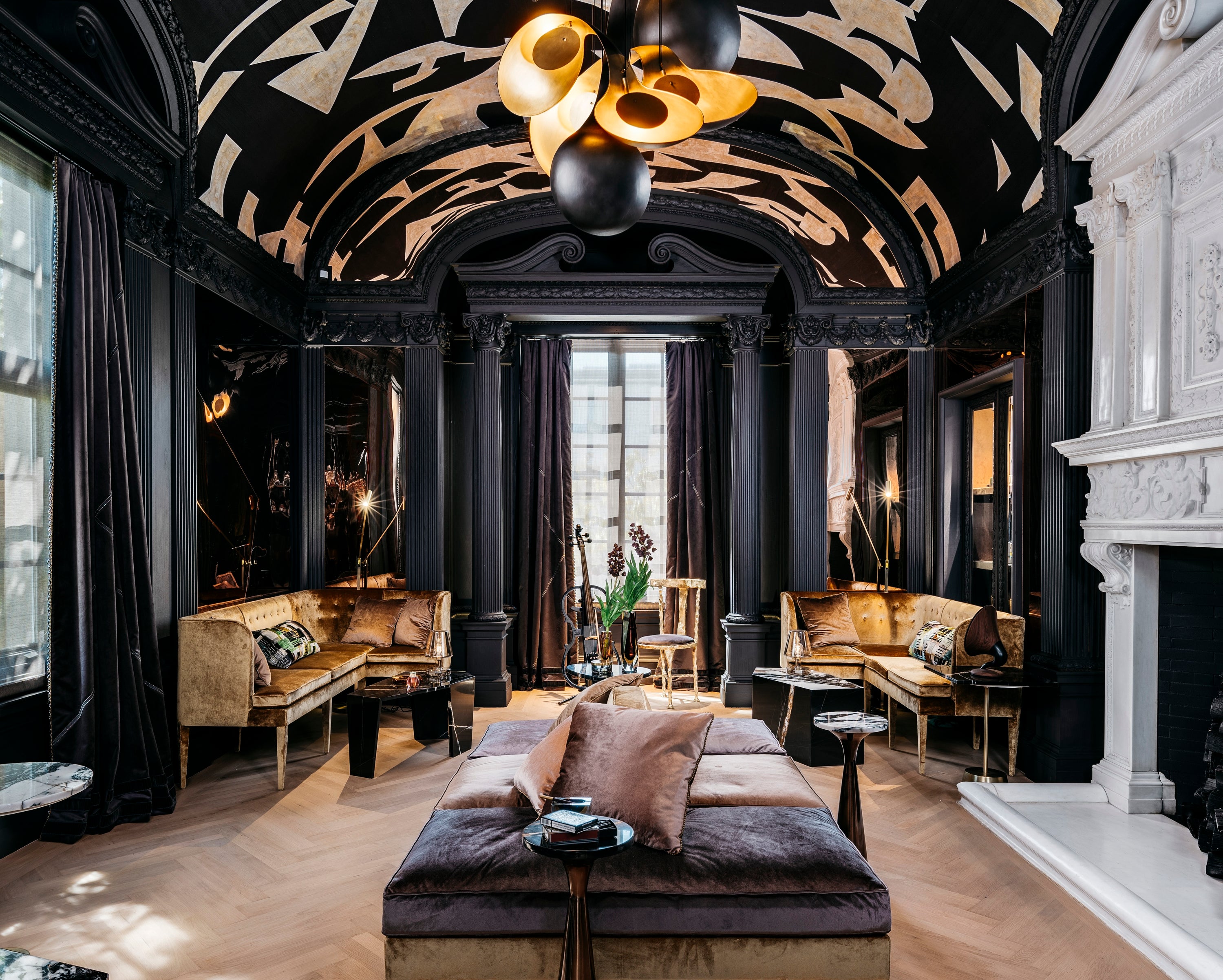 Moody and Magnificent: Exploring Dark Interiors